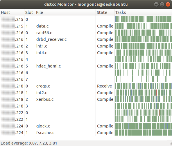 distccでビルドを速くする | ガジェット好きの日記